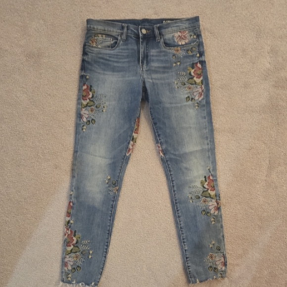 Blank NYC | Jeans | Blank Nyc The Reade Crop Floral Embroidered Jeans ...